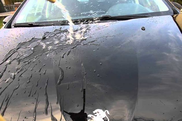 Définition du Sheeting et beeding en Detailing Auto